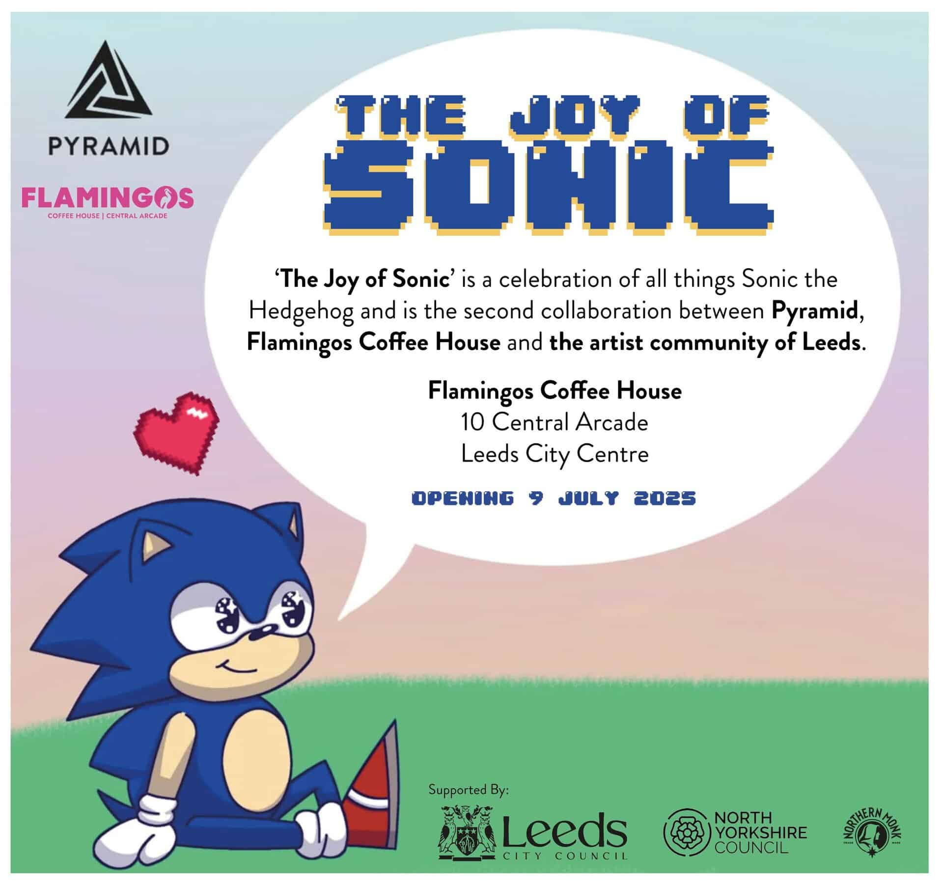 The Joy of Sonic exhibition - From 09 July - Pyramid | Inclusive Arts ...